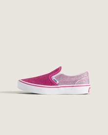 Tênis Slip-On Kids Glitter Rasp Raspberry Rose Infantil | Vans